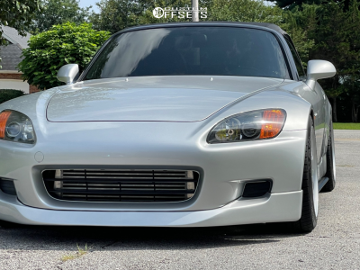 2002 Honda S2000 with 17x9 48 Enkei Pf01 and 245/40R17 Kumho Ecsta Ps31 ...