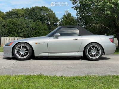 2002 Honda S2000 with 17x9 48 Enkei Pf01 and 245/40R17 Kumho Ecsta Ps31 ...