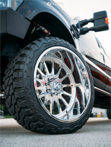 2011 Ford F-350 Super Duty with 26x14 -76 ARKON FORGED Torx and 37/14 ...