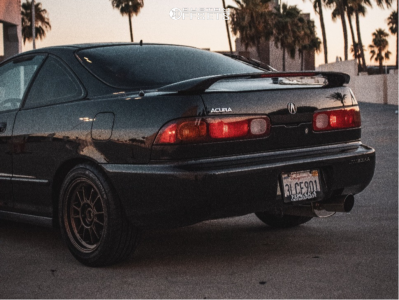 1995 Acura Integra with 15x7.5 35 Konig Hypergram and 205/50R15 ...