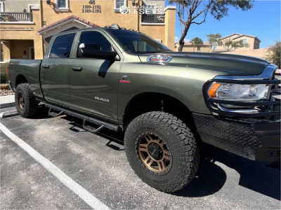 2021 Ram 2500 with 18x9 12 Vision Manx 2 and 285/75R18 Kenda Klever R/t ...