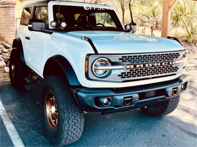 2023 Ford Bronco with 17x8.5 0 Method Mr701 and 35/12.5R17 BFGoodrich ...