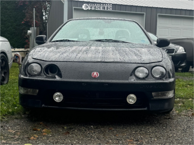 1998 Acura Integra with 15x7.5 35 Konig Countergram and 225/45R15 Kumho ...