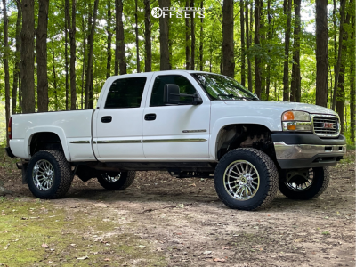 2002 GMC Sierra 2500 HD with 20x10 -19 Gear Off-Road Leverage and 35/12 ...