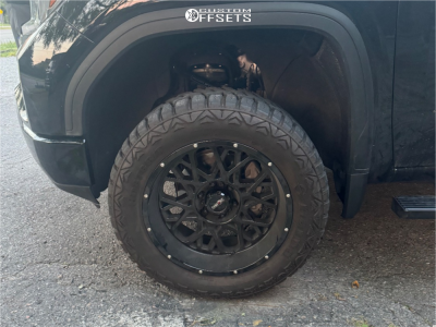 2021 GMC Sierra 1500 with 20x10 -25 Vision Rocker and 33/12.5R20 Haida ...
