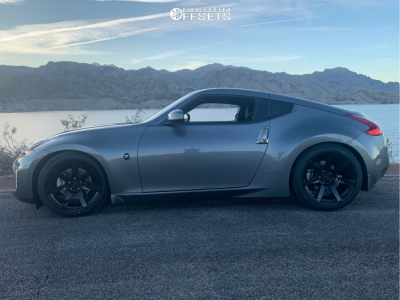 2019 Nissan 370Z with 19x9.5 15 Z1 Motorsports ZM-23 and 245/40R19 ...