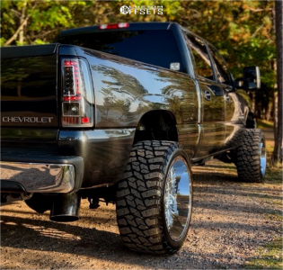 2004 Chevrolet Silverado 2500 HD with 22x12 -51 Vision Riot and 33/12 ...
