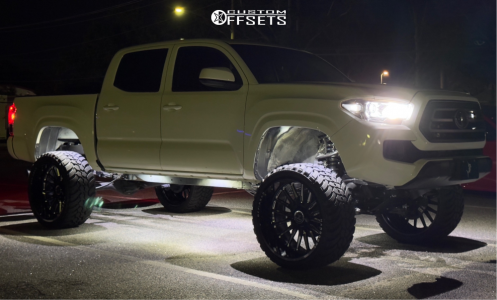 2021 Toyota Tacoma with 24x12 -44 Hardcore Offroad Hc24 and 33/13.5R24 ...