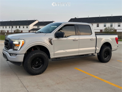 2023 Ford F-150 Wheel Offset Aggressive > 1" Outside Fender Suspension ...