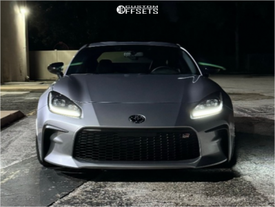 2024 Toyota GR86 with 18x8.5 35 AVID1 Av6 and 215/40R18 Michelin Pilot Sport 4 S and Coilovers ...