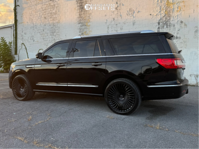 2021 Lincoln Navigator with 24x9.5 25 Motiv Swerve and 285/40R24 Toyo ...