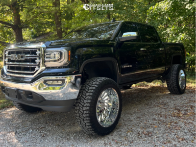2018 GMC Sierra 1500 with 22x12 -51 ARKON OFF-ROAD Caesar and 35/12 ...