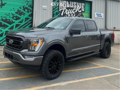 2023 Ford F-150 with 20x9 20 Fuel Rebar 6 and 33/12.5R20 Nitto Ridge ...