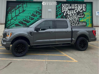 2023 Ford F-150 with 20x9 20 Fuel Rebar 6 and 33/12.5R20 Nitto Ridge ...