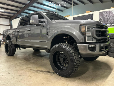 2021 Ford F-250 Super Duty with 22x12 -44 KG1 Forged Rays and 37/13 ...