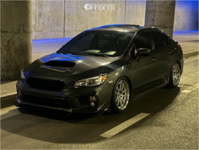 2020 Subaru Outback with 18x8.5 35 Aodhan Ds02 and 245/40R18 Sumitomo ...