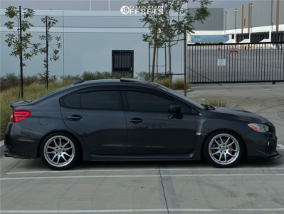 2020 Subaru Outback with 18x8.5 35 Aodhan Ds02 and 245/40R18 Sumitomo ...