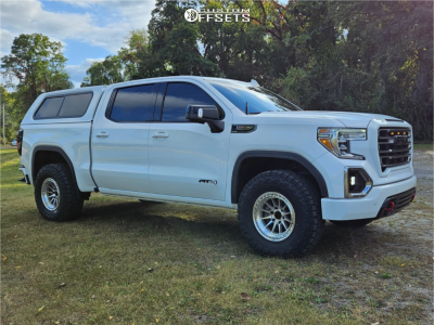2020 GMC Sierra 1500 Wheel Offset Aggressive > 1" Outside Fender Stock ...