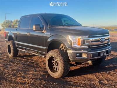 2018 Ford F-150 Wheel Offset Aggressive > 1" Outside Fender Suspension ...