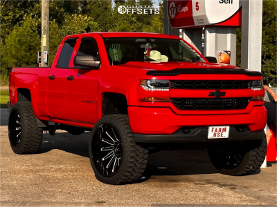 2017 Chevrolet Silverado 1500 Wheel Offset Super Aggressive 3"-5 ...