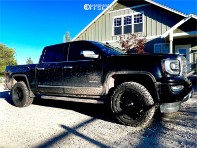 2017 GMC Sierra 1500 with 20x10 -18 Moto Metal Mo970 and 285/55R20 ...