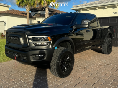 2024 Ram 2500 with 20x10 -18 Fuel Flame 8 and 35/12.5R20 Toyo Tires ...