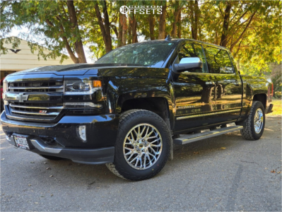 2016 Chevrolet Silverado 1500 with 20x9 12 Vision Brawl and 275/65R20 ...