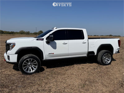 2023 GMC Sierra 2500 HD with 22x12 -44 Fuel Blitz and 33/12.5R22 AMP ...