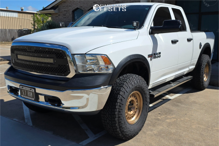 2015 Ram 1500 with 17x8.5 0 Method Mr320 and 37/12.5R17 Falken Wildpeak ...
