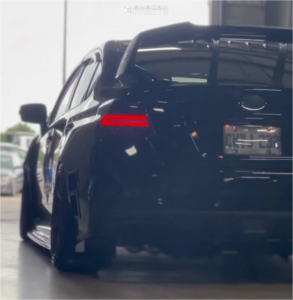 2021 Subaru WRX STI with 18x10 35 Volk Ze40 and 265/35R18 Yokohama ...