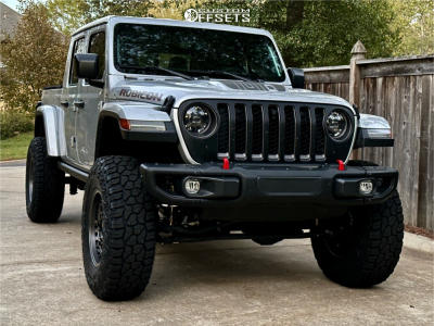 2023 Jeep Gladiator with 18x9.5 -18 Black Rhino Armory and 37/12.5R18 ...