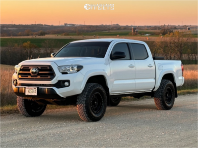 2019 Toyota Tacoma with 16x8 0 Vision Manx and 265/75R16 BFGoodrich All ...