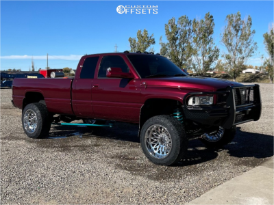 2001 Dodge Ram 2500 with 22x12 -44 KG1 Forged Seismic and 35/12.5R22 ...