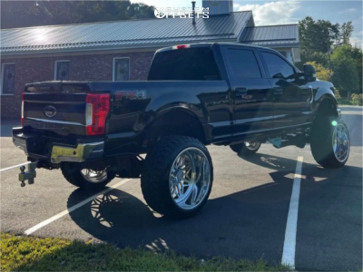 2017 Ford F-250 Super Duty with 26x16 -101 KG1 Forged Snow and 38/15 ...