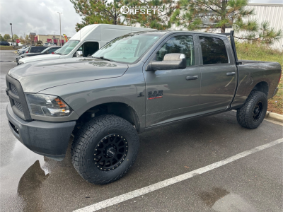 2013 Ram 2500 with 18x9 18 Method Mr305 and 35/12.5R18 Falken Wildpeak ...