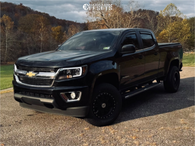 2016 Chevrolet Colorado with 17x8.5 0 Anthem Off-Road Rogue and 245 ...