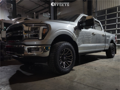 2024 Ford F-150 with 20x10 -18 Fuel Warrior and 285/60R20 Falken ...