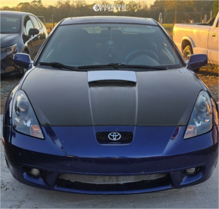 2001 Toyota Celica with 17x8 35 9SiX9 Six-1 and 205/55R17 Lexani Lxuhp ...