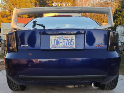 2001 Toyota Celica with 17x8 35 9SiX9 Six-1 and 205/55R17 Lexani Lxuhp ...