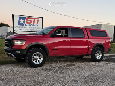 2019 Ram 1500 with 18x9 0 Alloy Ion Style 171 and 35/12.5R18 RBP ...