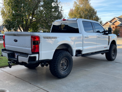 2024 Ford F-350 Super Duty with 17x9.5 6 Black Rhino Armory and 37/13 ...