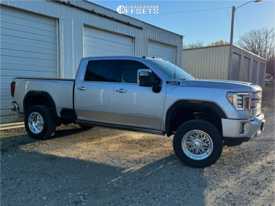 2021 GMC Sierra 2500 HD with 20x10 -25 American Force Nova Ss and 35/12 ...