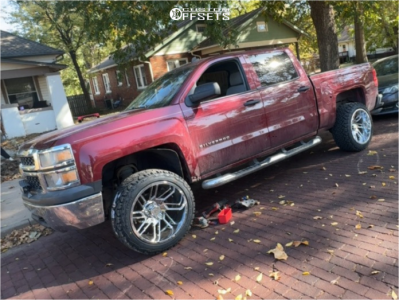 2014 Chevrolet Silverado 1500 with 22x12 -51 ARKON OFF-ROAD Davinci and ...