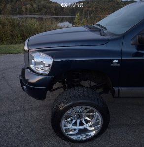 2008 Dodge Ram 2500 with 22x14 -76 KG1 Forged Clockwork and 35/12.5R22 ...