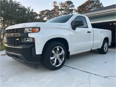 2019 Chevrolet Silverado 1500 with 20x9 20 Vision Legend 6 and 275 ...