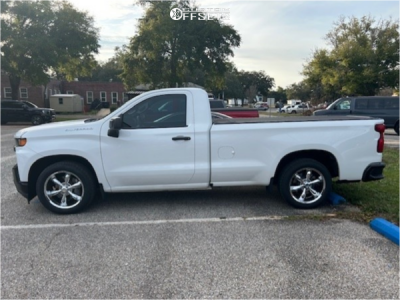 2019 Chevrolet Silverado 1500 with 20x9 20 Vision Legend 6 and 275 ...
