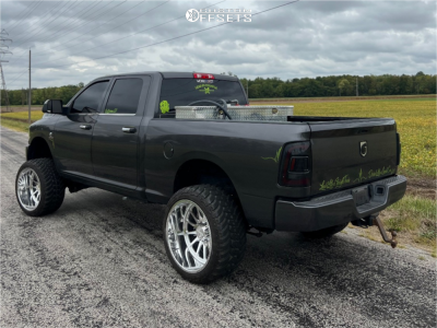 2018 Ram 2500 with 24x14 -76 ARKON FORGED Torx and 35/13.5R24 AMP Mud ...
