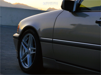 1999 Mercedes-Benz C230 with 17x7.5 35 RTX OE Replica Stern and 225 ...
