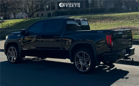 2021 GMC Sierra 1500 with 24x9.5 30 Vision Wedge and 305/35R24 Sailun ...