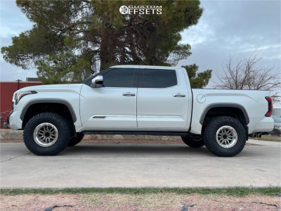 2022 Toyota Tundra with 17x9 -12 Lock Offroad Wheels Krawler and 35/12 ...